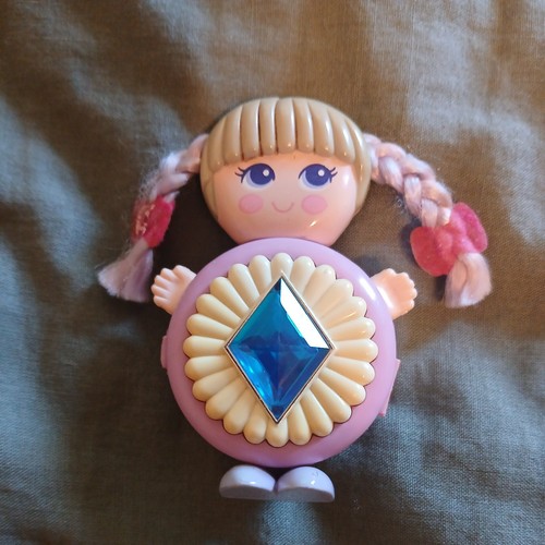 Vintage Rare Sweet Secrets Flashee Doll Gallob 1984 Purple Blue Diamond ...