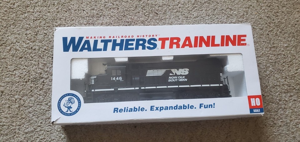 Ho Scale Walthers Trainline NS GP15-1 #1446 DC no Sound, Runs smooth ...