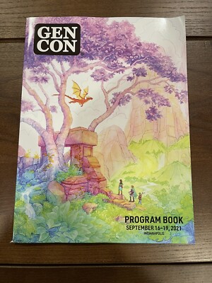 Gen Con 2021 Program Guide Book Gencon | eBay