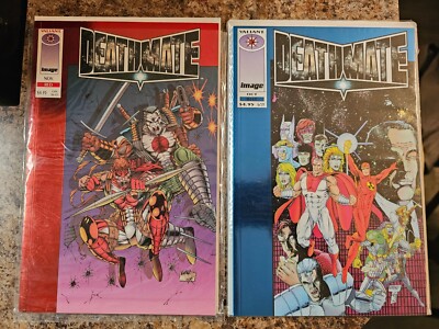 Deathmate Red & Blue Bloodshot & Solar Appearance Image Comics Lot 1993 ...