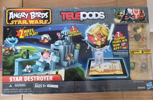Angry Birds Star Wars Telepods Star Destroyer Incomplete Missing Base ...