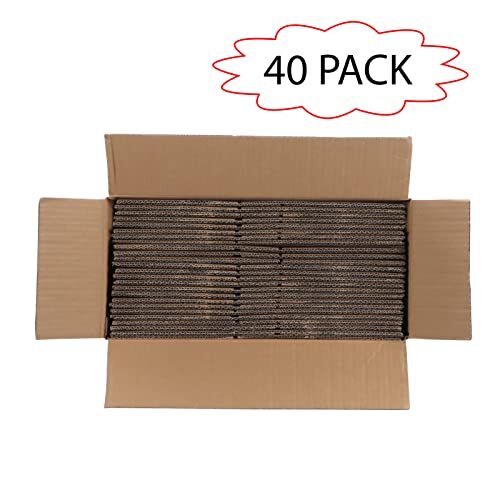 8x6x4 Shipping Boxes Set of 40 White Corrugated Cardboard Box for ...