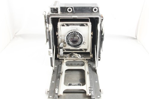Graflex Crown Graphic 4x5 Large Format Camera w/GRAFLEX OPTAR 135mm F4 ...