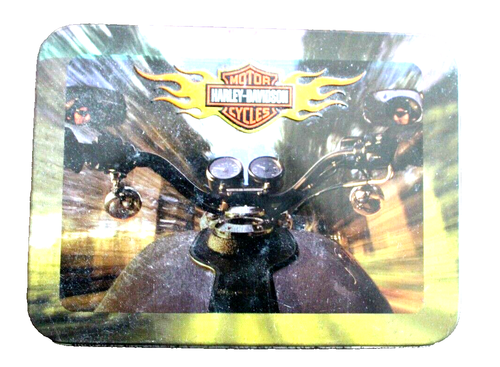 Harley Davidson Playing Cards With Tin Collector Biker Game | eBay