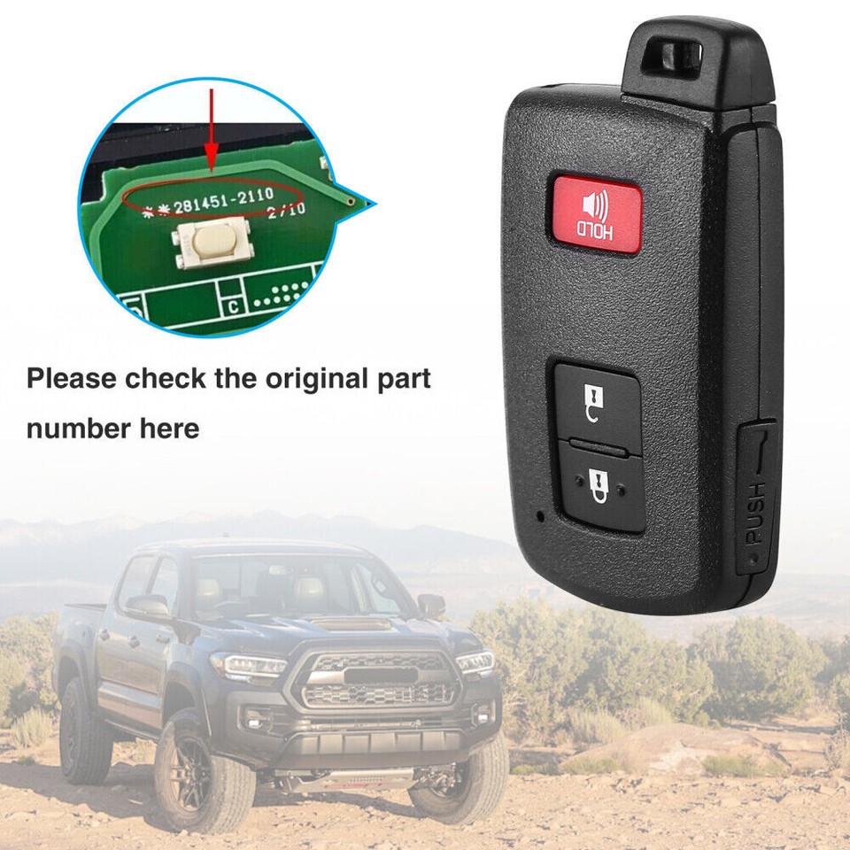 For 2015-2020 Toyota Tacoma Smart Key Keyless Remote Fob HYQ14FBA ...