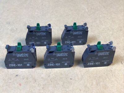 5 PIECES - ZBE101 Original Schneider Harmony contact block NEW | eBay