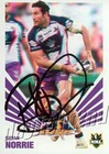 Signed 2012 MELBOURNE STORM NRL Premiers Card BRYAN NORRIE Daily ...