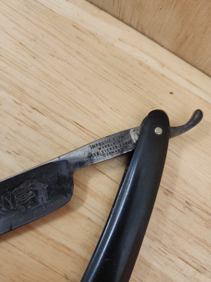 Imperial Straight Razor Army And Navy Patriotic Blade Vintage Antique ...