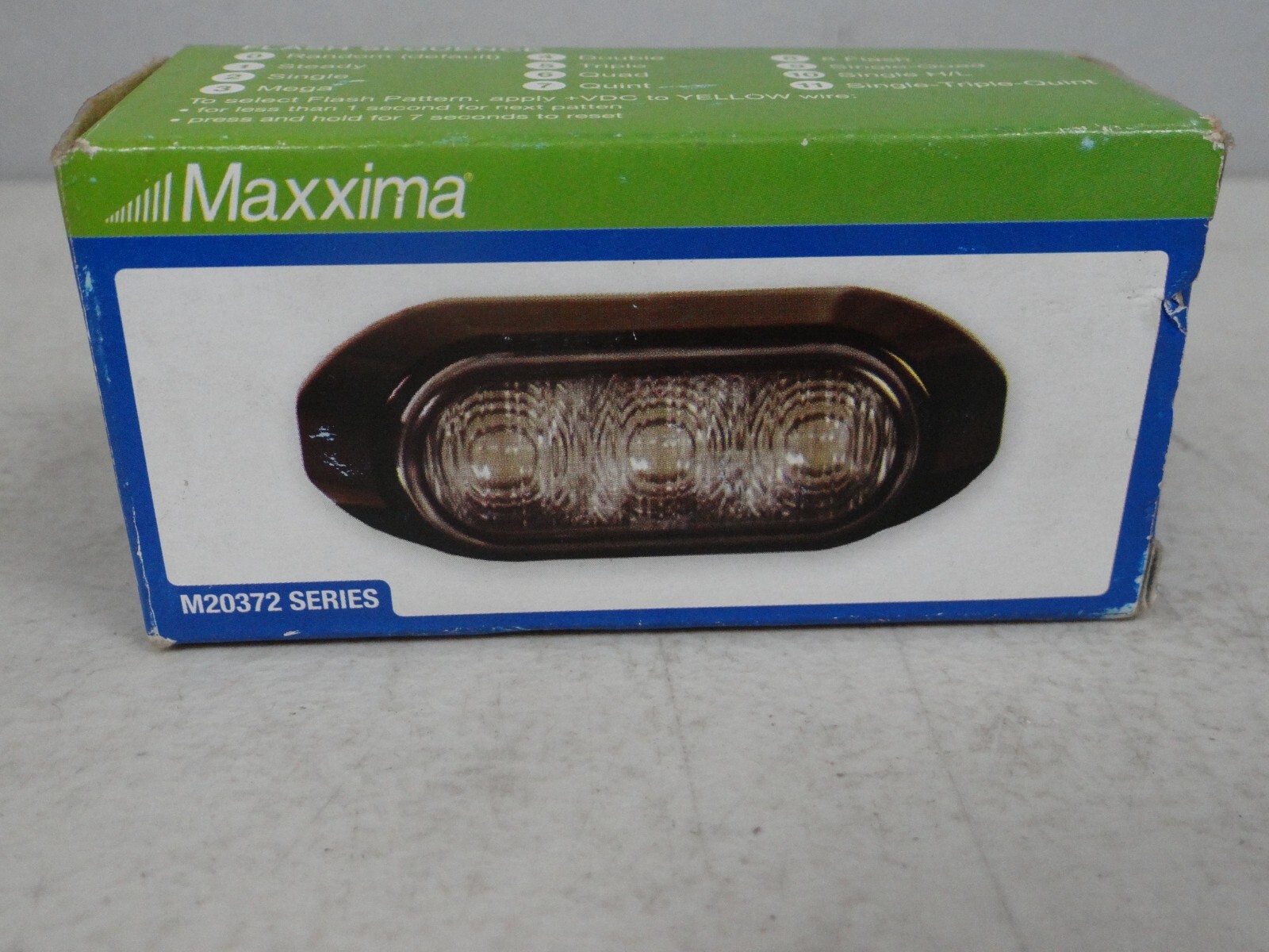 Maxxima M20372YCL 3 LED Amber Emergancy Warning Light for sale online ...