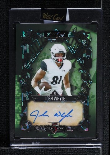 2023 5 Card Draw Vintage Crystal Holo Foil - Green /3 Josh Whyle Rookie ...