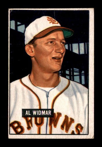 1951 Bowman #281 Al Widmar RC VG X2975049 | eBay