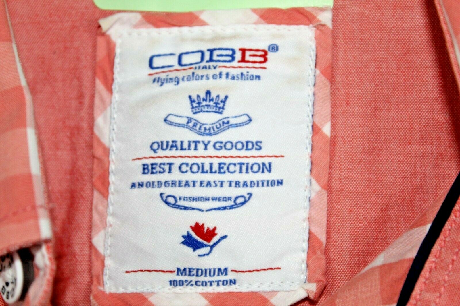 Cobb Italy Best Collection Cotton Button down Men's D… - Gem