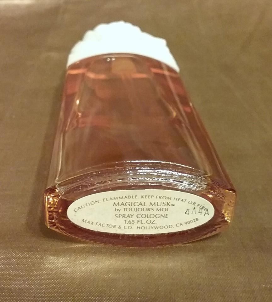 VTG MAX FACTOR " MAGICAL MUSK " BY TOUJOURS MOI SPRAY COLOGNE 1.65 FL ...