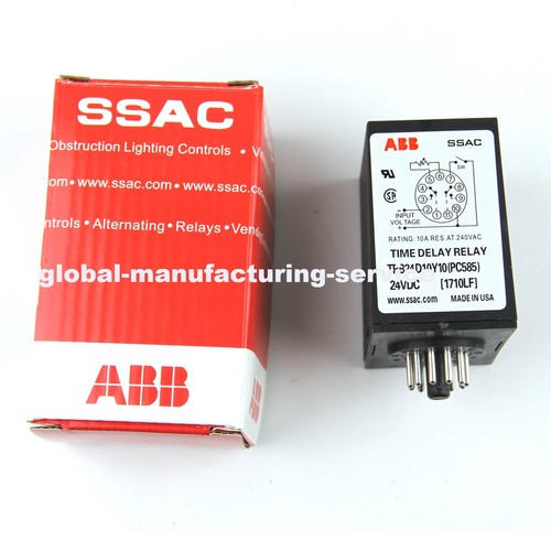 NEW ABB TRB24D10Y10 Time Delay Relay 24VDC | eBay