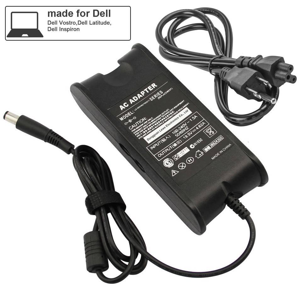 90W AC Adapter Charger For Dell 1557 1745 XPS 1640 1510 1700 1710 ...