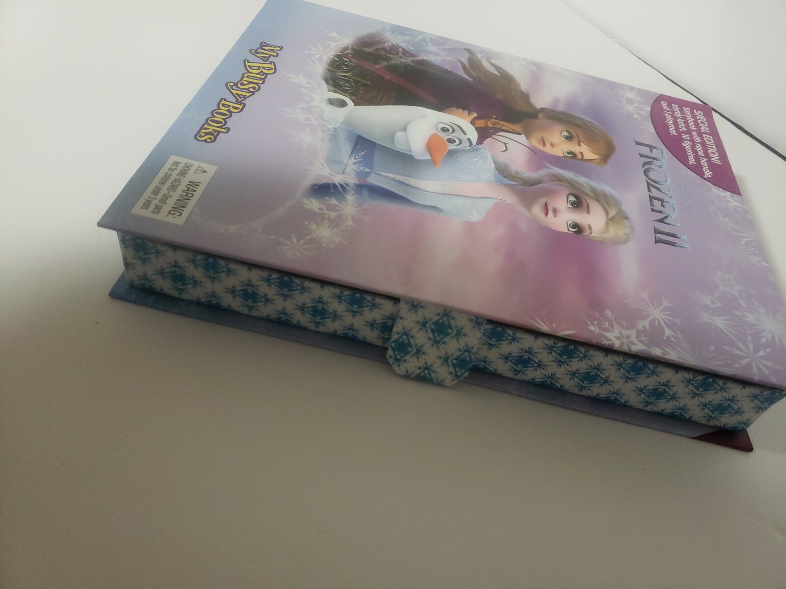Disney Frozen II 2. My Busy Book 9 Figurines & Playmat Hardcover Book ...