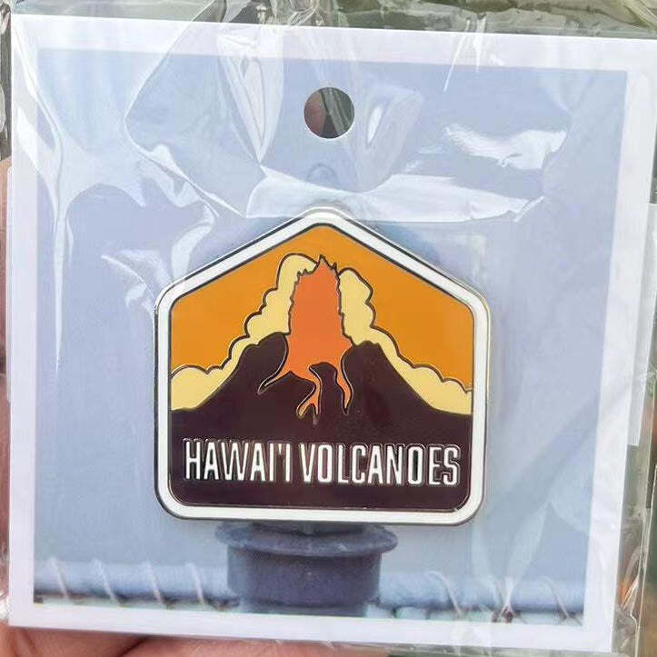 Hawaii Volcanoes Enamel Travel Pin - Gift or Souvenir | eBay