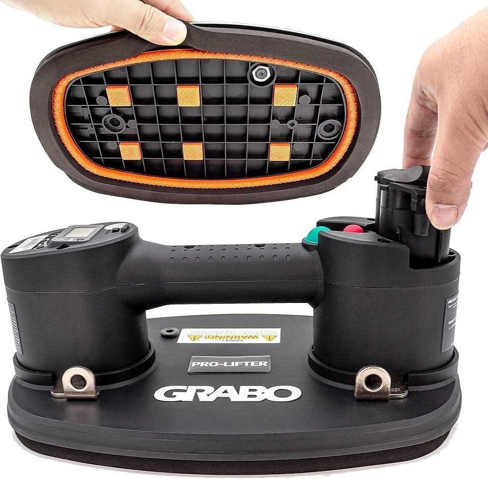 Grabo Pro Lifter 20 Electric Vacuum Suction Cup Lifter W/ Digital ...
