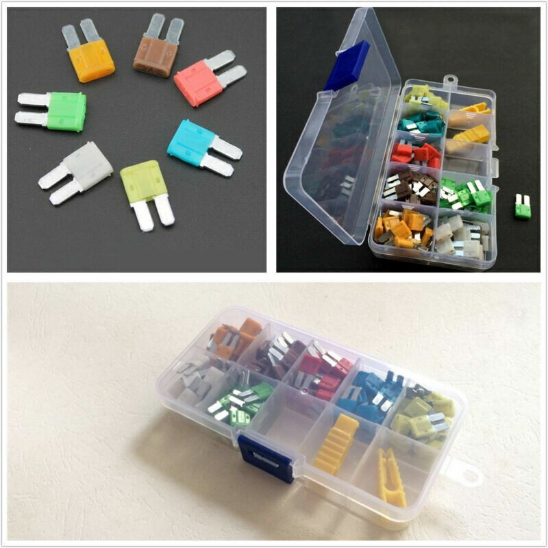 140pcs Micro2 Blade Fuses Set 5A 10A 15A 20A 25A 30A Fuse Assortment ...