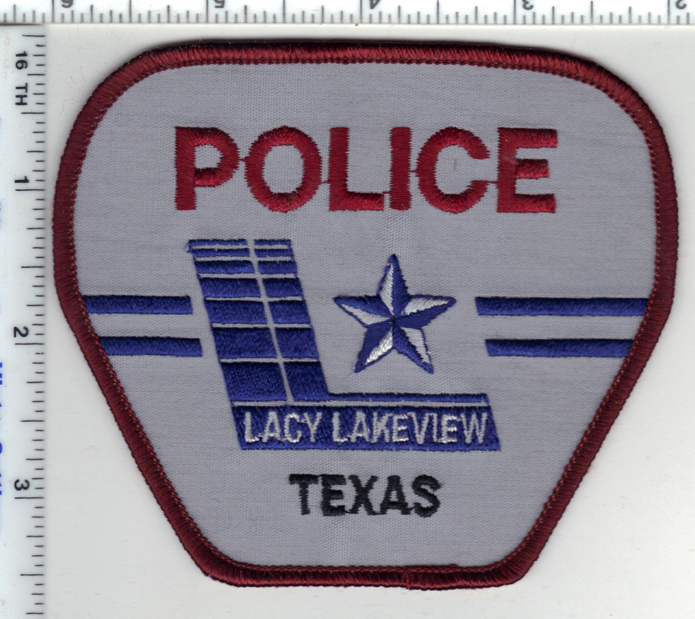 Lacy Lakeview Police (Texas) 4th Issue Shoulder Patch | eBay
