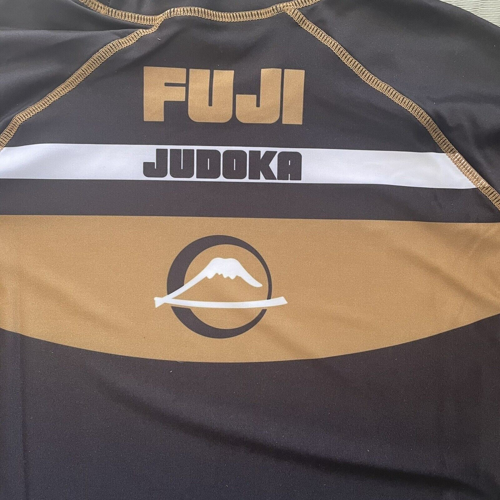 Fuji Rashguard Long Sleeve Judo Team Jiu Jitsu BJJ MMA Karate New in ...