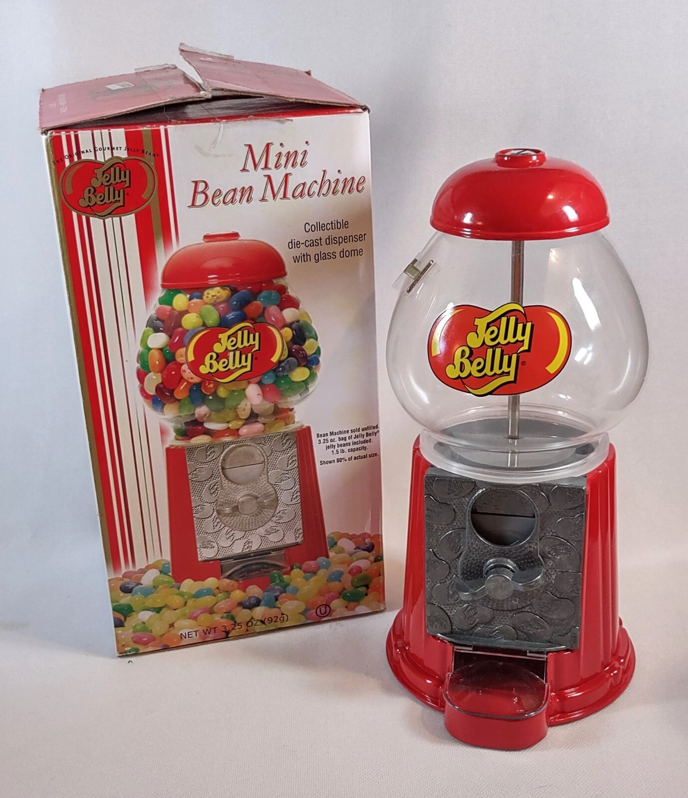 Jelly Belly Mini Bean Machine Die Cast Candy Dispenser 9 1/2" 1.5 lb ...