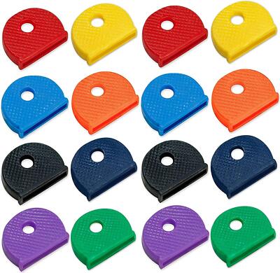 Medium Key Identifier Caps Standard Size Assorted Colors 200 Pack 16500 ...