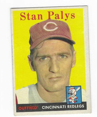 1958 TOPPS STAN PALYS #126 CINCINNATI REDLEGS | eBay
