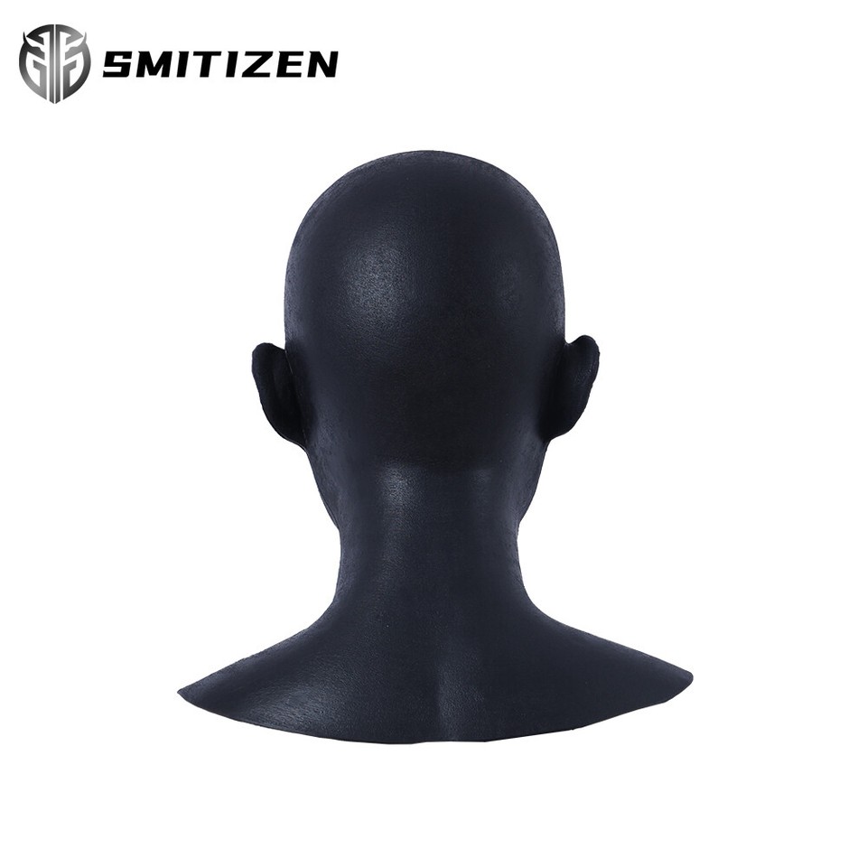 SMITIZEN Black Realistic Silicone Men Disguise Human Mask For Cosplay ...