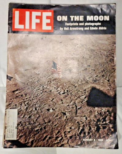 Life - August 8, 1969 "ON THE MOON - Footprints & Photos by Armstrong ...