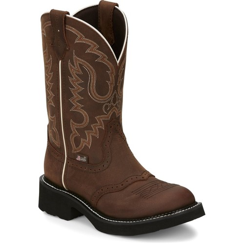 Justin Womens Western Boot Aged Bark 11" Round Toe Gy9909 J-Flex ...