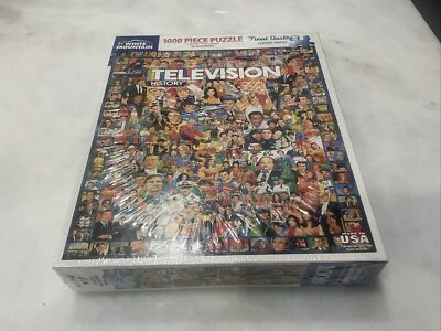 NEW White Mountain Jigsaw Puzzle TV Television History 1000 Pieces ...