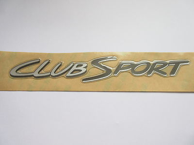 HSV VS CLUBSPORT S1 BOOT LID 'CLUBSPORT' BADGE DECAL SILVER & GREY ...