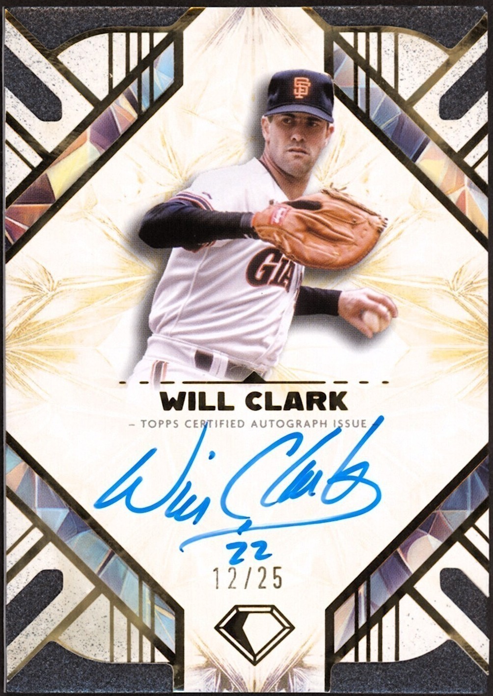 2025 Topps Diamond Icons - Autographs Will Clark #AC-WC /25 (AU) for ...