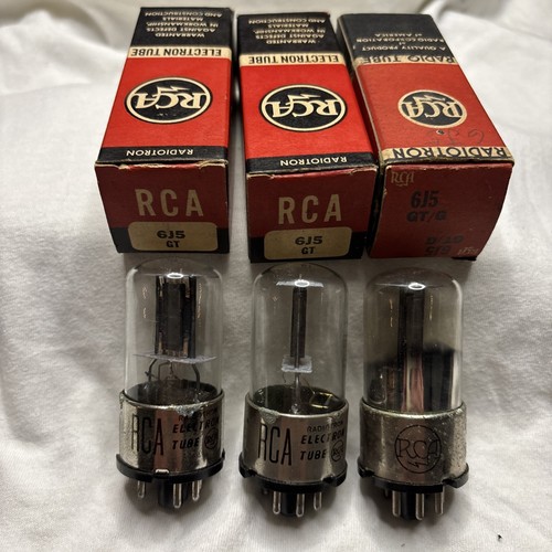 Lot Of 3 RCA 6J5 GT Tubes | eBay