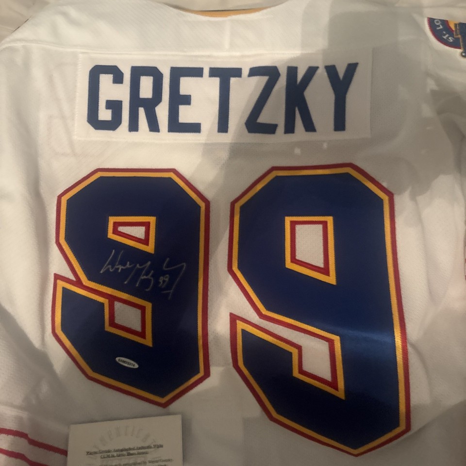 Upper Deck Wayne Gretzky Signed St.Louis Blues Jersey Coa Upper Deck | eBay