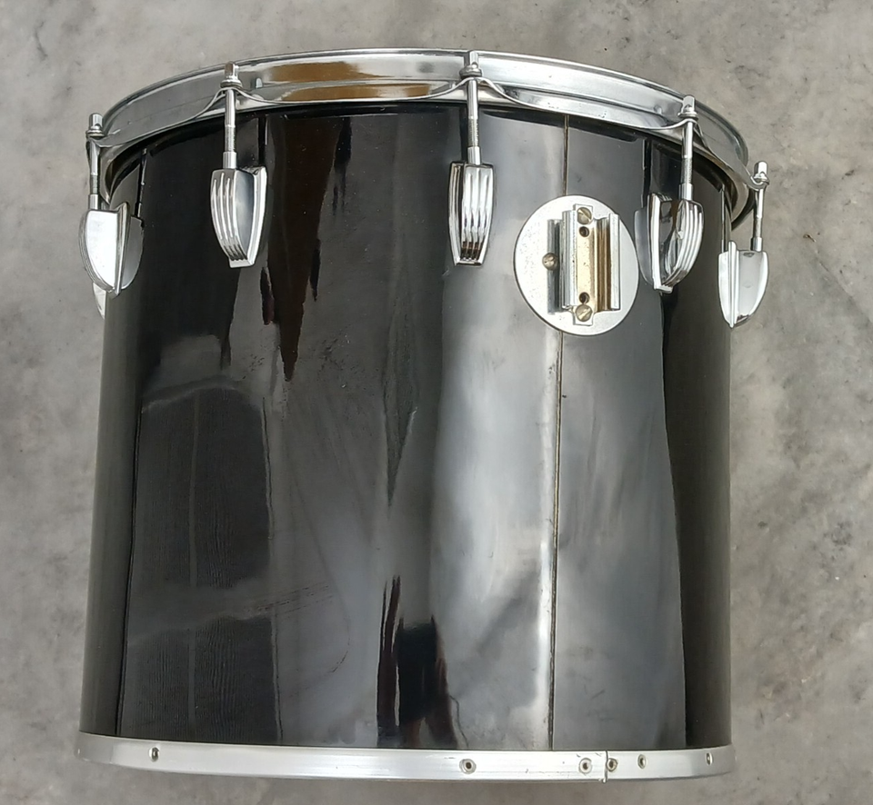LUDWIG 14" BLACK CORTEX CONCERT MELODIC TOM DRUM, 6 ply, early 70's | eBay