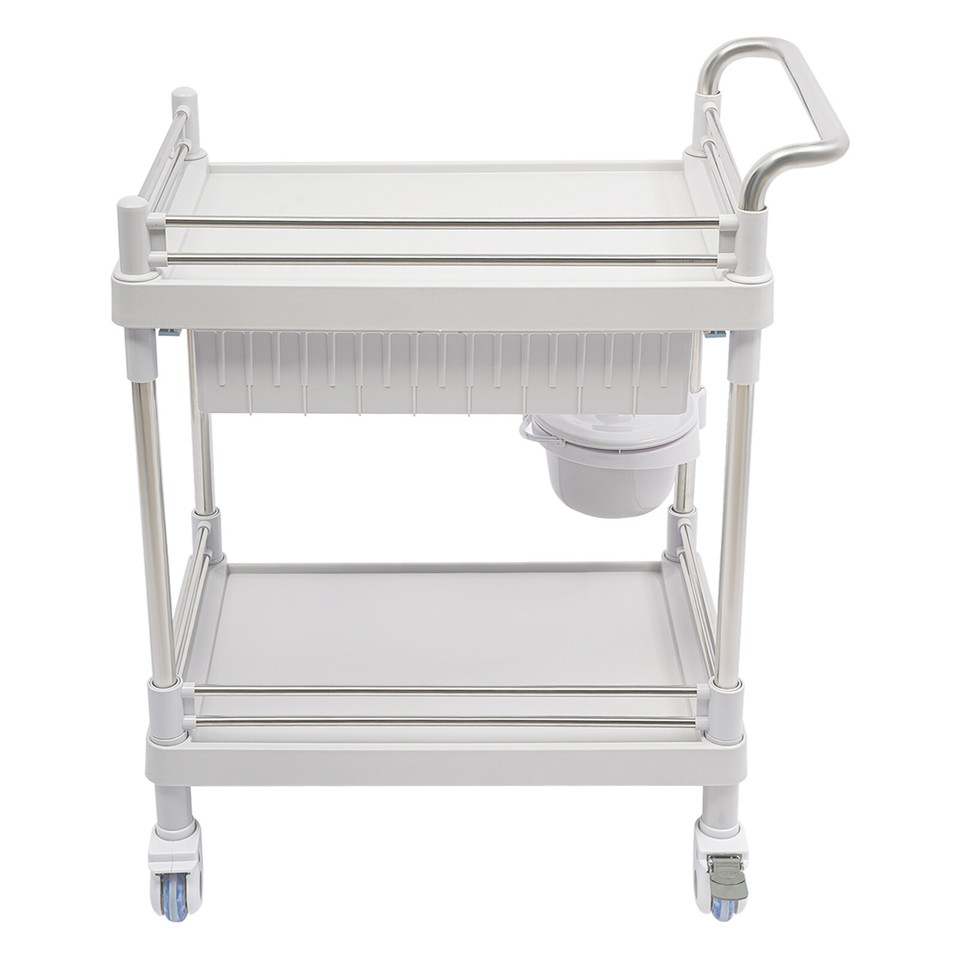 2 Tier Medical Carts Professional Utility Emergency Crash Drawers Dirt ...