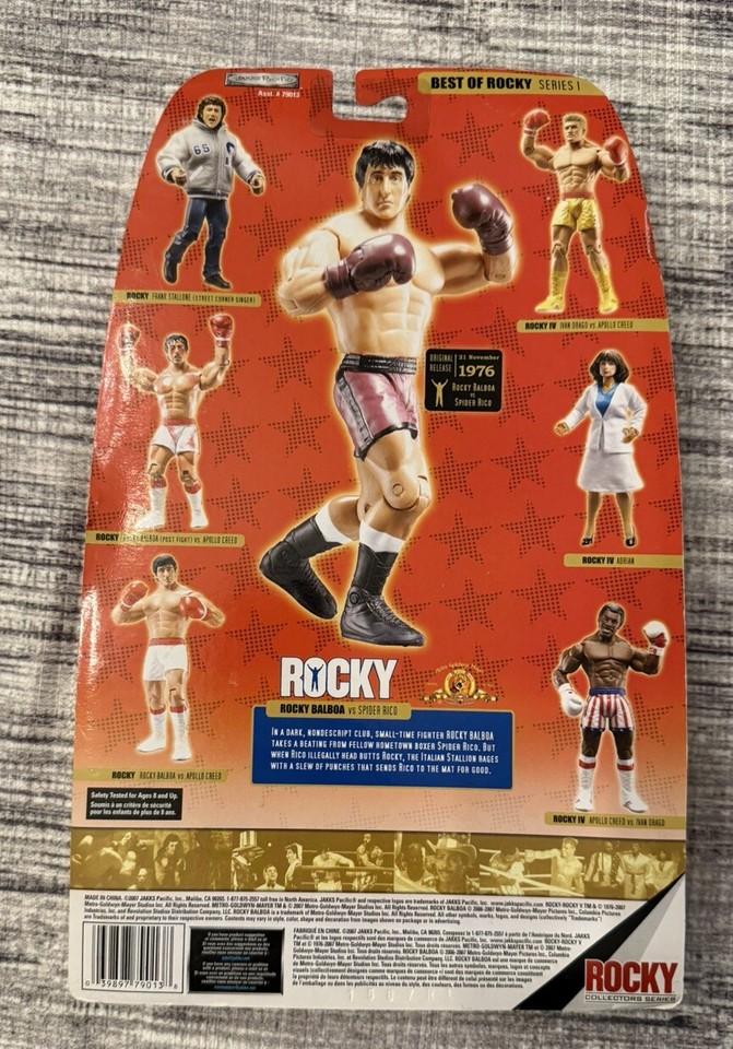 2007 Jakks 1976 Rocky Balboa VS Spider Rico Action Figure | eBay