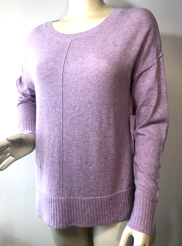 Seven7 Sweater M Cotton Cashmere NWT Long Sleeve Lilac Bin-Q | eBay