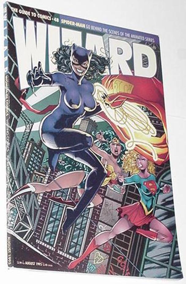 Wizard 48 Catwoman Wonder Woman Supergirl Jim Balent C | eBay