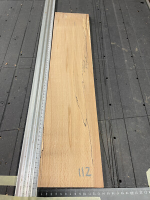 Spalted beech timber blank, wood offcut, for boxmaking, thick veneer ...