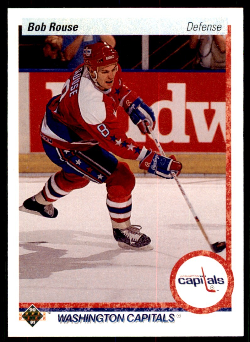 1990-91 Upper Deck Bob Rouse . Washington Capitals #389 | eBay