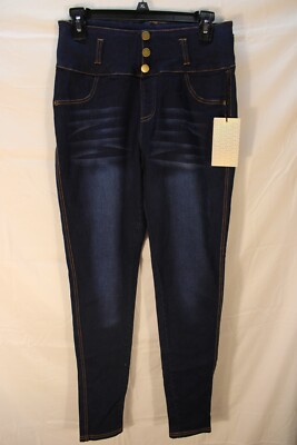 NWT Holic Denim Jeans Elastic Waist Size S/M Blue Women | eBay