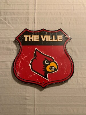 Louisville Cardinals NCAA Metal Route Road Sign 11" x 11" Hangtime ...
