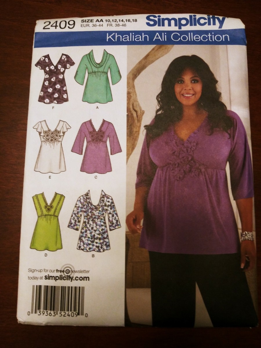 Khaliah Ali Patterns Simplicity Pattern 3697 Khaliah Ali Collection