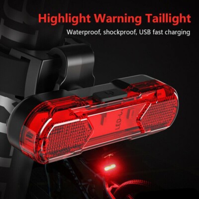 Rear Light for bicycle back light Waterproof USB Rechargeable LED Bike ...