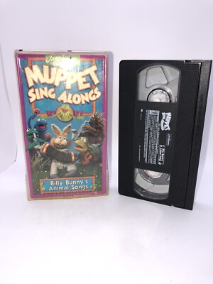 Muppet Sing-Alongs Billy Bunnys Animal Songs(VHS,1993)TESTED-RARE ...