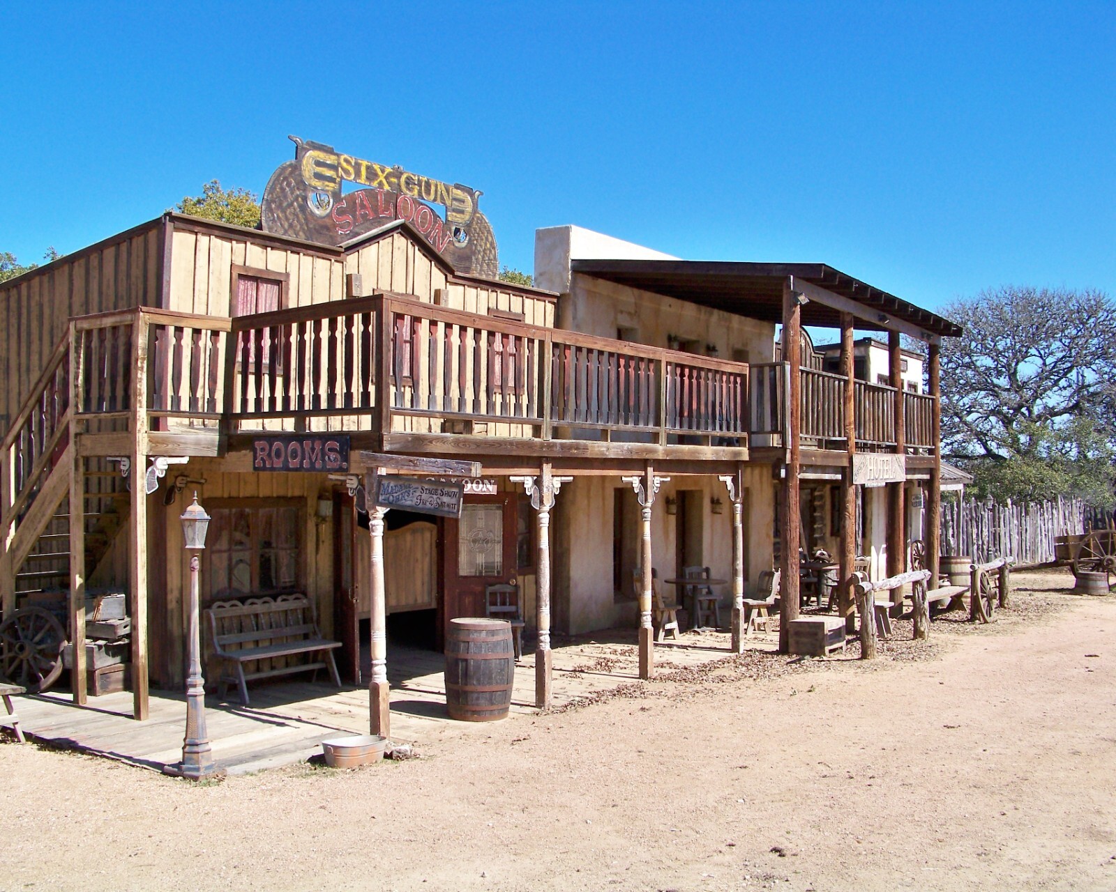 Old Western Town Saloon