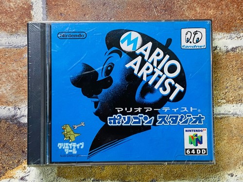 Nintendo 64DD Mario Artist Polygon Studio 64 DD N64 Japan New Mint ...